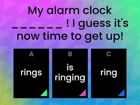 Action Vs Non Action Verbs Cuestionario