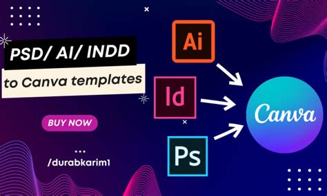Convert Psd Ai Indesign Files To Canva Editable Templates By