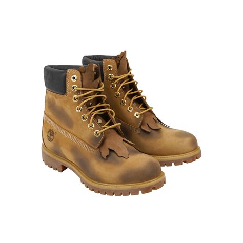 팀버랜드 X 써저리 6인치 부츠 옐로우 와이드 Timberland Kream