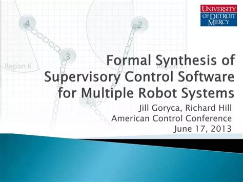 Ppt Formal Synthesis Of Supervisory Control Software For Multiple
