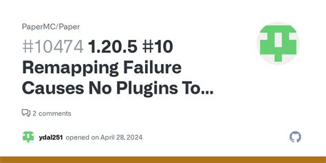 1 20 5 10 Remapping Failure Causes No Plugins To Load Issue 10474