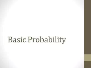 PPT Basic Probability PowerPoint Presentation Free Download ID 3380842