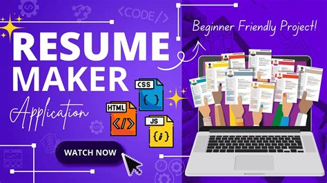🚀 Resume Builder Website Using Html Css And Javascript With Live Preview Resumemaker