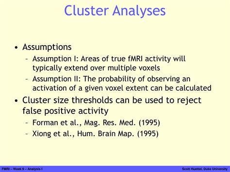 Ppt Fmri Data Analysis I Basic Analyses And The General Linear