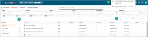 smart form submissions export to excel
