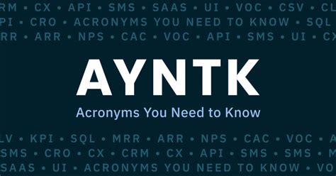 CRM Terms You Need To Know