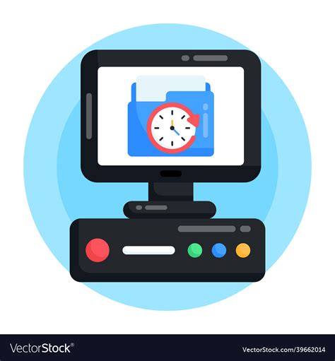Backup System Royalty Free Vector Image Vectorstock