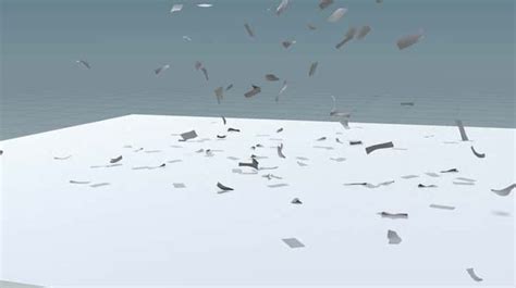 Houdini Falling Fem Paper Scene File Houdini Scene Animation