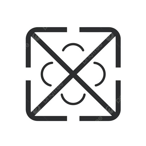 Square Type Icon That Has Four Lines Intersecting The Edges Vector