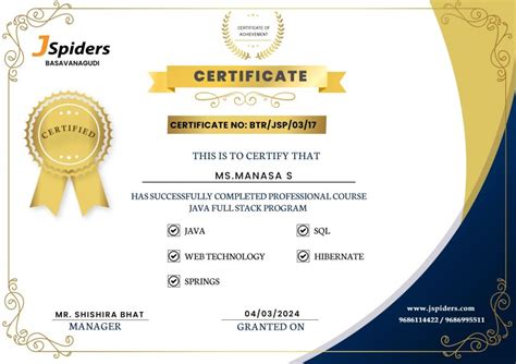 Manasa S On Linkedin Javafullstack Jspiders Techskills