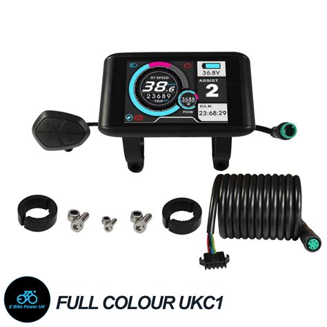 Ukc1 E Bike Full Colour Lcd Display 36v 48v 52v 60v 72v Mode Sinewave Squarewave E Bike Power Uk