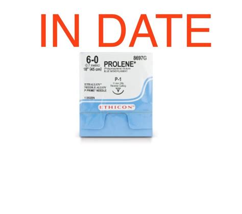 New Ethicon 8697g Prolene Suture 6 0 Disposables General For Sale Dotmed Listing 4894437