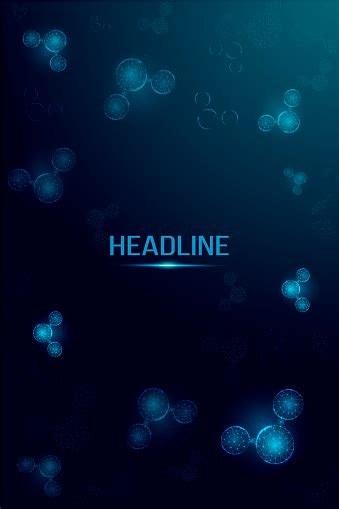 물 분자에서 추상적 인 배경 낮은 폴리 와이어 프레임 스타일 벡터 그림입니다 0명에 대한 스톡 벡터 아트 및 기타 이미지 0명 3차원 형태 Dna Istock