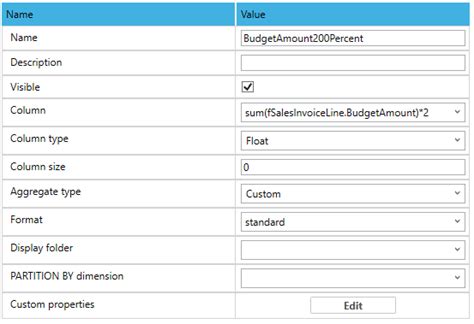 Custom Aggregation Type Targit Community