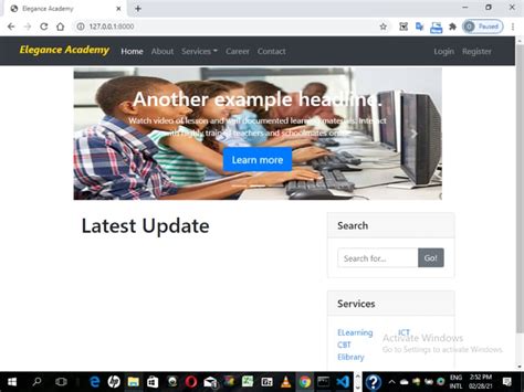 A Full Stack Elearning Web App Using Django And Bootstrap Upwork