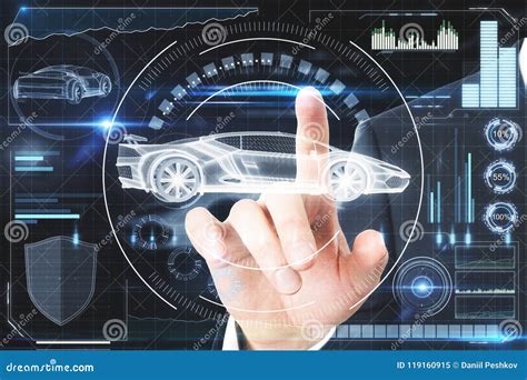 Artificial Intelligence Transportation And Future Concept Stock