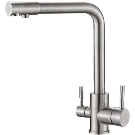 Смеситель для кухни под фильтр Zorg Hammer SH 801 INOX Steel