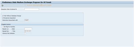 PC00 M01 CDTS SAP Tcode Prelim Program Transfer To HI Fund Transaction Code