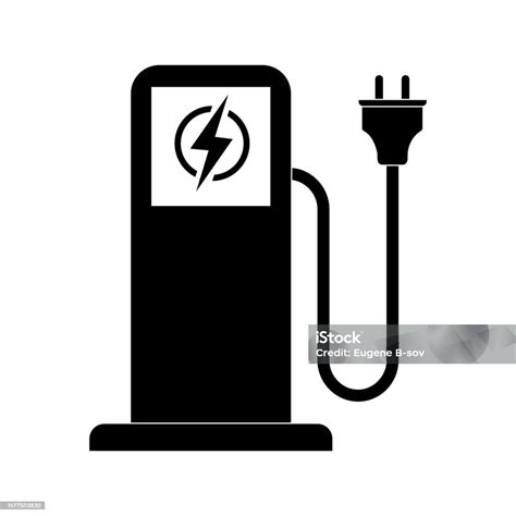 에코 전기 충전소 아이콘 제로 배출 차량 배터리 충전소 기호 개념에 대한 스톡 벡터 아트 및 기타 이미지 개념 경제 교통