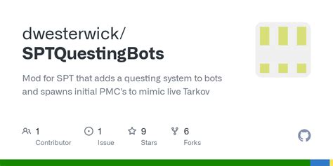 Github Dwesterwicksptquestingbots Mod For Spt That Adds A Questing