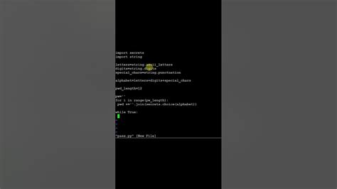 Cómo Codificar Un Generador De Contraseñas En Python Shorts Youtube