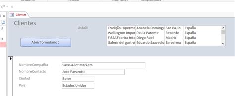 Pasar Datos A Listbox Desde Una Consulta Sql Vba Access Visual Basic