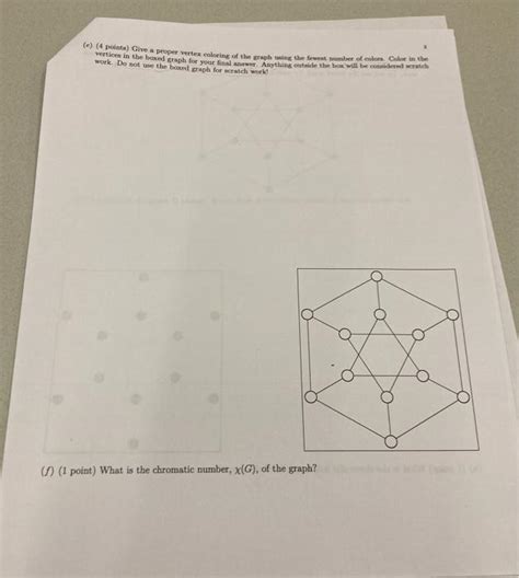 solved c 4 points give a proper vertex coloring of the