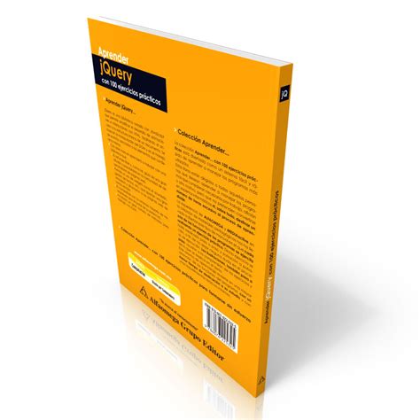 Aprender Jquery Con 100 Ejercicios Prácticos Alfaomega Grupo Editor