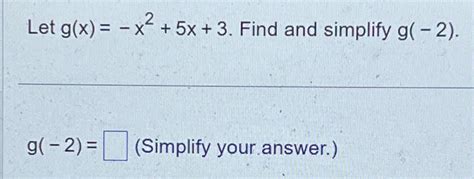 Solved Let G X X X Find And Simplify Chegg Com