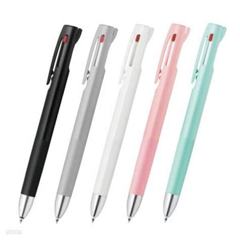 Zebra 제브라 블렌 3색 볼펜 무진동 05mm 07mm 레이저각인 예스24