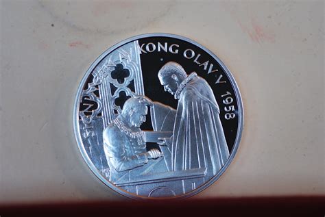 Signing Av Kong Olav 1958 Olav Norges Konge 1957 1991 21682