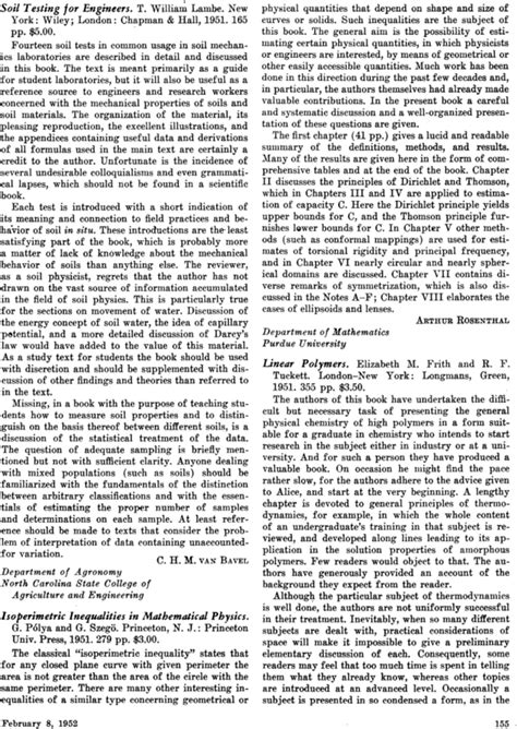 Isoperimetric Inequalities In Mathematical Physics G Pólya And G Szegö Princeton N J