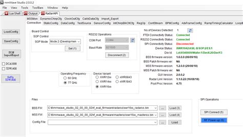 AWR BOOST Mmwave Studio Sensors Forum Sensors TI E E Support Forums