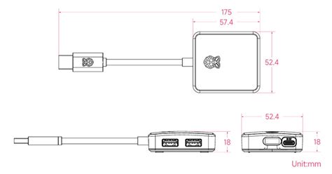 Raspberry Pi Official Original USB Hub 4 High Speed USB3 0 Type A 5Gbps