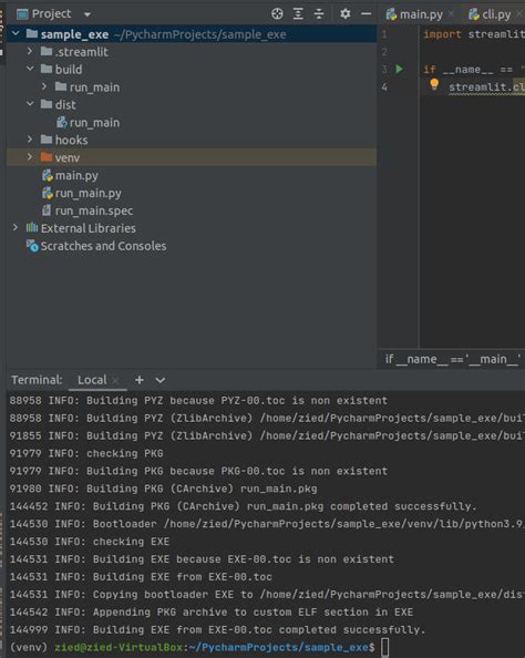 Make Streamlit As Standalone App Execution