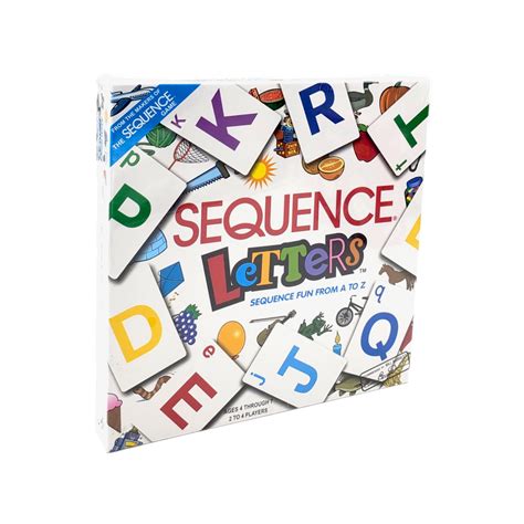 Sequence Letters Boardgames And Puzzles