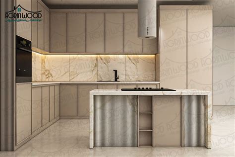 طرح کابینت کرم آگرین چوب