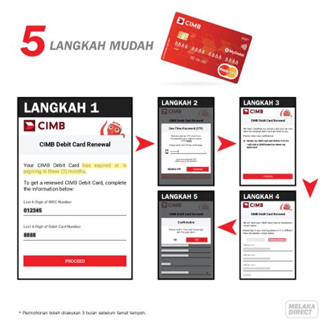 Cara Ganti Kad Atm Debit Cimb Yang Rosak Expired Secara Online Tanpa