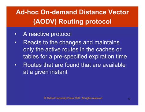 Mobile Ad Hoc Network Manet Routing Algorithms─ Part 1 Ppt