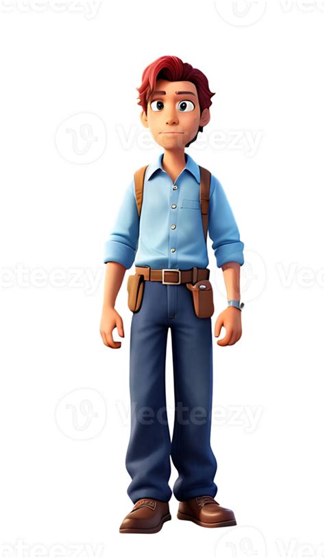 Ai Generated Cartoon Character Man 48712402 Png