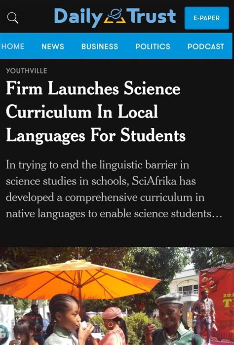 Mohammad Jamiu Shuaib On Linkedin Thanks To Daily Trust Newspaper