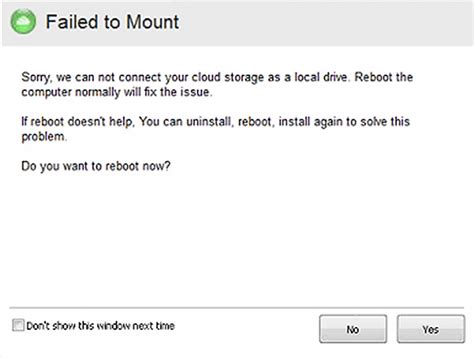 Windows Client Fails To Mount On Windows Or Windows Server Gladinet