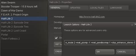 Half Life 2 CVar Console Command Tweaks IMBACORE