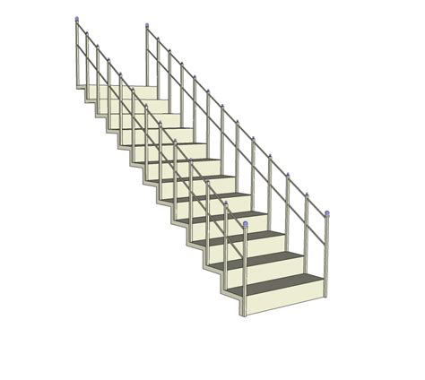 Staircase Design 3d Sketchup Block Cadblocksfree Thousands Of Free Cad Blocks