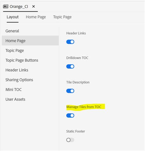 Configuring Toc Tiles In Frameless Output In Roboh Adobe Community
