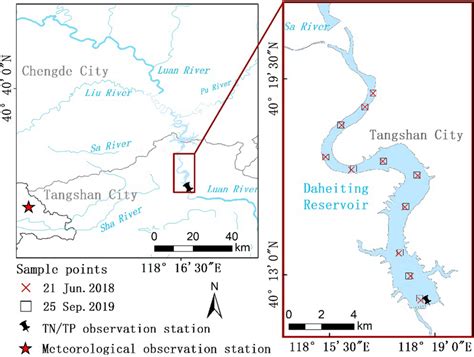 Sampling Points For The Two In Situ Experiments Performed In 2018 And