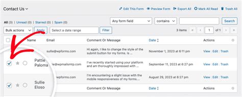 How To Delete All Entries For A Form In Wpforms