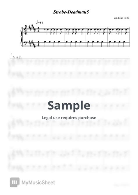 Deadmau5 Strobe Deadmau5 Sheets By Yilun