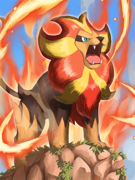 Jira Ziraiya26 Pyroar Pyroar Male Nintendo Pokemon Absurdres