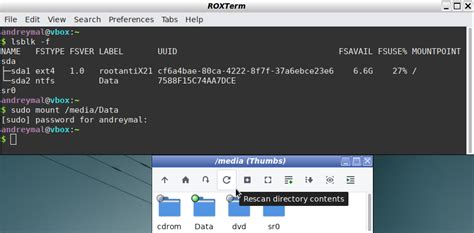 install Как мне найти и просмотреть содержимое диска d в linux
